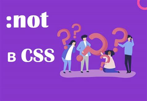 Псевдоклассы not и is в CSS Примеры использования HTML
