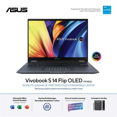 Jual Asus Vivobook S Flip Oled Tp Va Oleds Quiet Blue Di Seller Macikomp Cibatu
