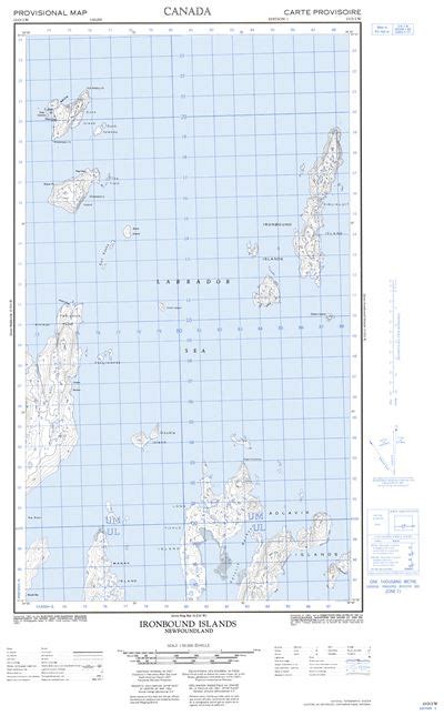 013o02w Ironbound Islands Topographic Map