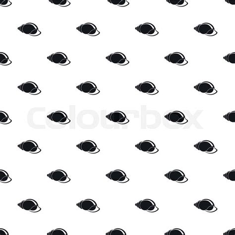 Small Shell Pattern Seamless Vector Repeat Geometric For Any Colourbox