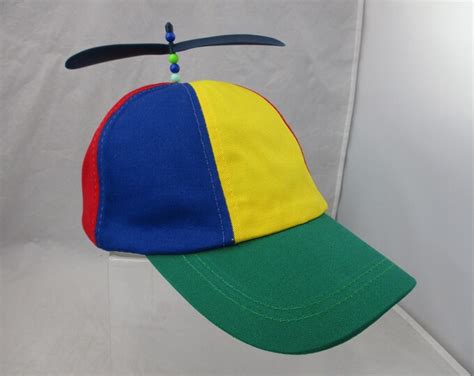 Unisex Adult Spinning Propeller Beanie Hat Cap Clown Costume Baseball