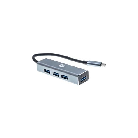 Кабель концентратор Vcom Usb 3 1 Type C M 4 Port Usb3 0 F Aluminum Shell Dh310a выгодная