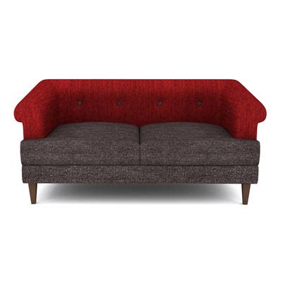 Buy Duality Cherry Red And Charcoal Grey Sofa Online Best Living Room