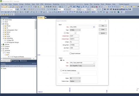 Micromine For Beginners How To Display String File In Micromine