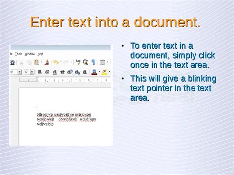 Word Processing Document Creation