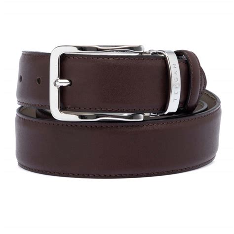 Тъмнокафяв мъжки кожен колан Онлайн магазин Tergan Bg Портфейли чанти и колани от