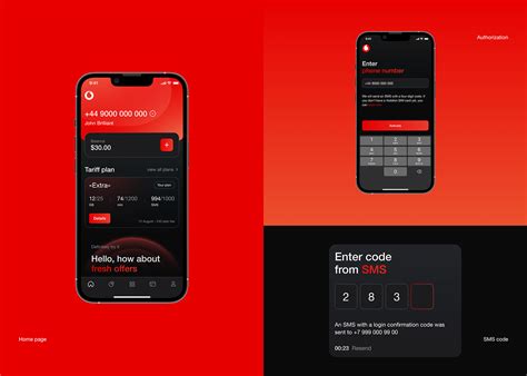 Vodafone Mobile App Uiux On Behance