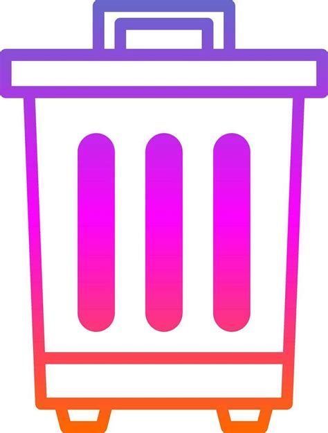 Waste Bin Vector Icon Design 25978184 Vector Art At Vecteezy