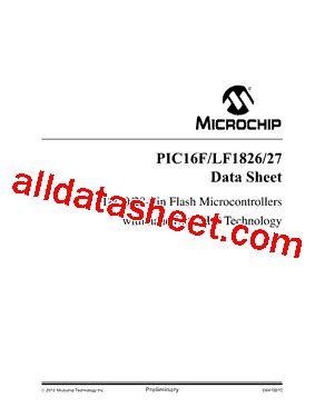 PIC F Datasheet PDF Microchip Technology