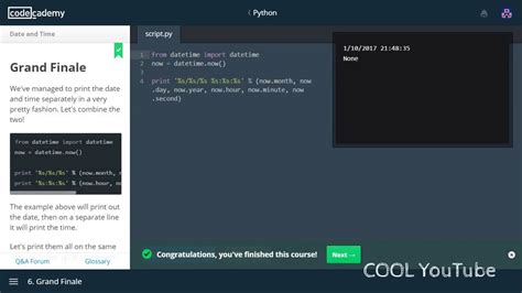 Date And Time Learn Python With Codecademy Youtube