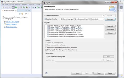 prototype project source code for all 6 elliptic curve cryptography w java prototype projects