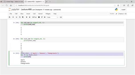 For Loop In Python Tutorial For Beginners Lecture 6 Youtube