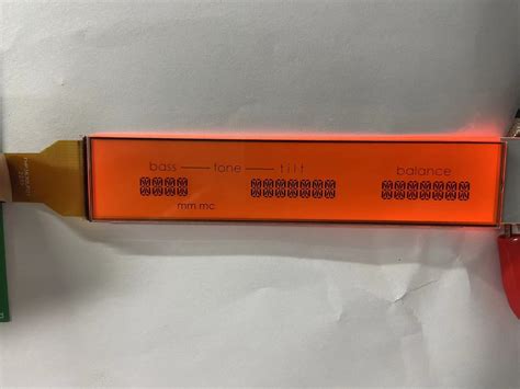 Positive Matrix Htn Lcd Display Monochrome 7 Segment Transmissive