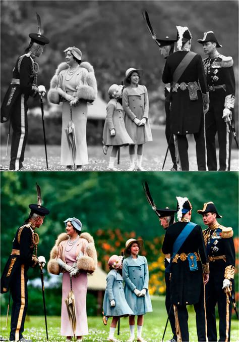 Красивые раскрашенные фотографии юной королевы Елизаветы Ii 1930 х и 1940 х Tanjand — Livejournal