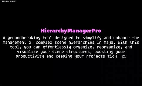 Subbu Addanki ¬‿¬ On Linkedin Hierarchymanagerpro Maya