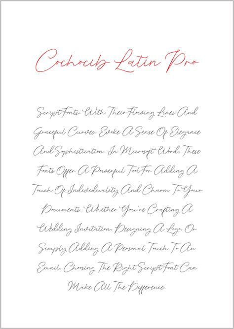 15 Microsoft Word Script Fonts