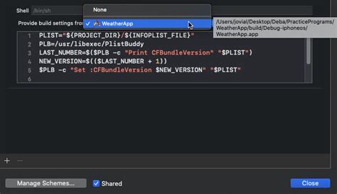 Xcode Better Way Of Incrementing Build Number Stack Overflow