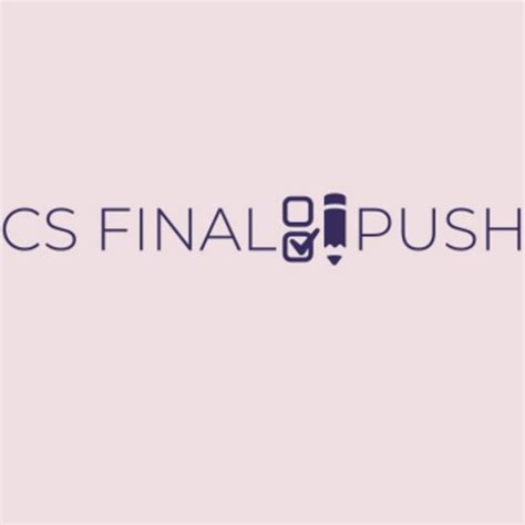 CS Final Push YouTube