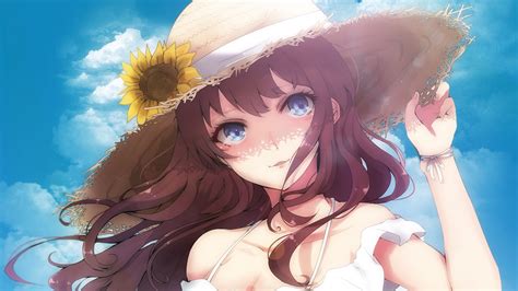 Anime Summer Girl 4k 195 Wallpaper Pc Desktop