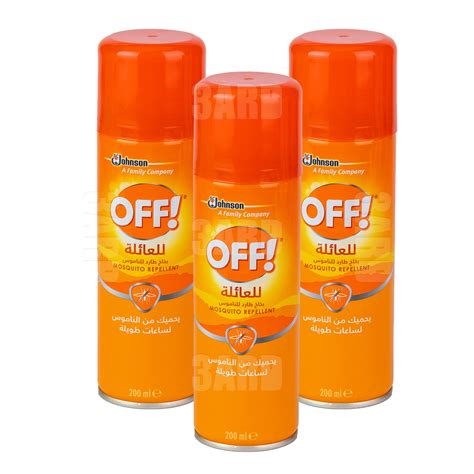 Off Mosquito Repellent 200 Ml Pack Of 3 3ard