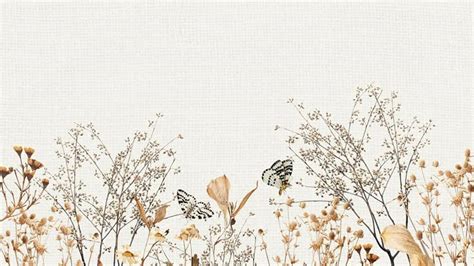 Download Premium Image Of Aesthetic Autumn Flower Computer Wallpaper