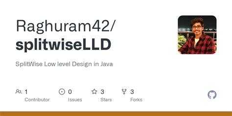 Github Raghuram42splitwiselld Splitwise Low Level Design In Java
