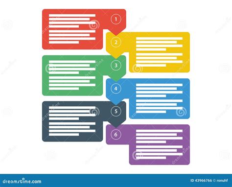 Presentation Diagram Scheme Info Report Vector 199334731