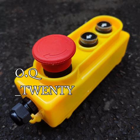 Remote Control Electric Mini Hoist Seri Pa 220v 3 Tombol Sparepart Remote Hoist Lazada Indonesia