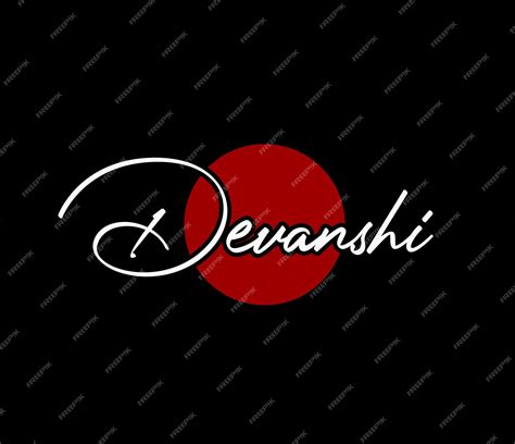 Premium Vector Devanshi Brand Icon Devanshi Logo Lettering Vector