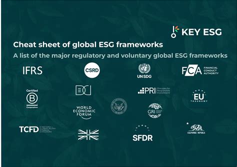 Cheat Sheet Global Regulatory And Voluntary Esg Frameworks