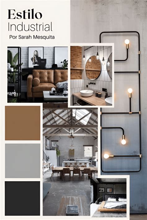 Industrial Interior Design Mood Board