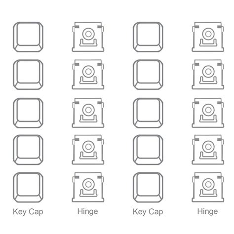 Replacement Keycap Key Cap Andscissor Clipandh Vicedeal