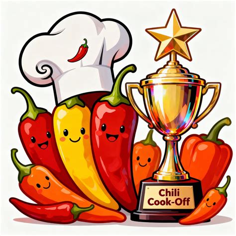 Chili Cook Off Clip Art Ai Generated Designs