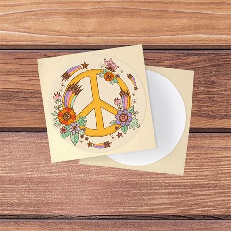 Hippie Art Decor Beige Nude Skin Round Skin For Popsocket Fits Popcup
