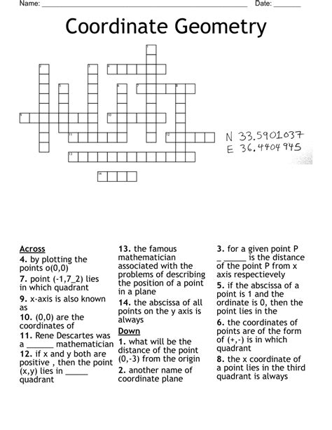 Coordinate Geometry Problems