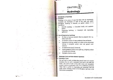 Engineering Hydrology Solution Civil Engineering Studocu