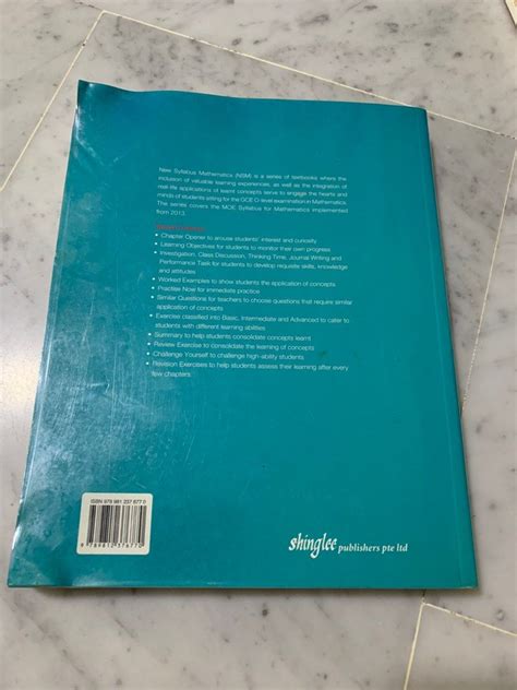 Sec 2 Math Textbook Hobbies And Toys Books And Magazines Textbooks On