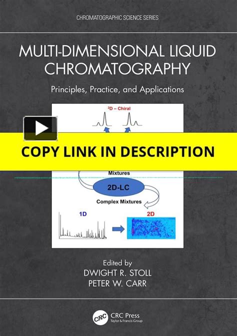 Ppt Pdf Multi Dimensional Liquid Chromatography Principles Practice And Applications
