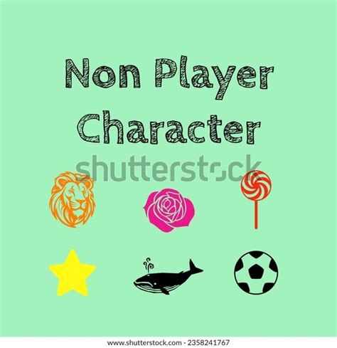 Illustration Word Npc Non Player Character Stock Illustration 2358241767 Shutterstock