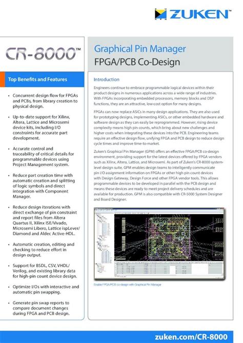 Pdf Graphical Pin Manager Fpgapcb Co Design · Device Selection And