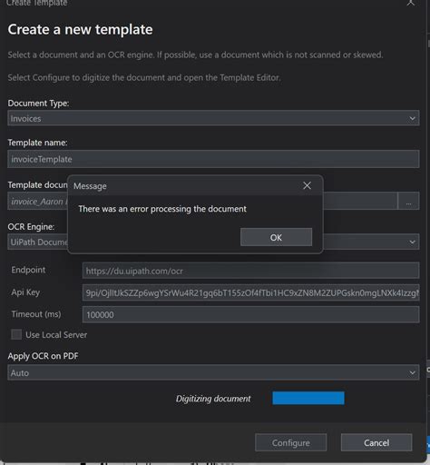 Form Extractor Template Mystery Error Document Understanding Uipath