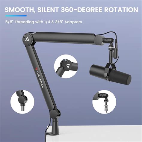 Thronmax Boom Arm S8 Twins Professional Grade Studio Equipment Max