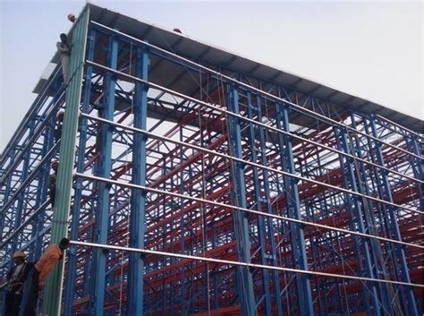 Warehouse Under Construction Rack Supported Building Storage Rack