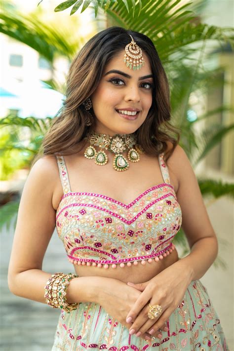 Simran Luthra In Light Blue Lehenga Set Tamanna Punjabi Kapoor Official