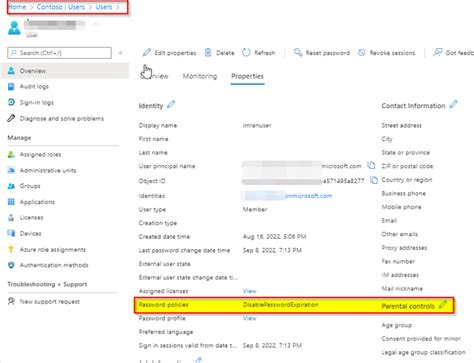 powershell azure csv import to update users password never expire