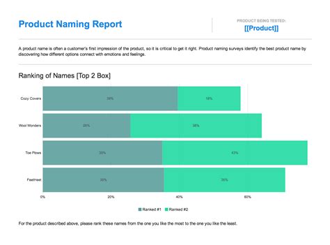 Product Naming Research Study Surveys Reporting