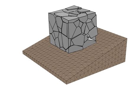 Simulation Of Falling And Colliding Grains Performed With Implicit