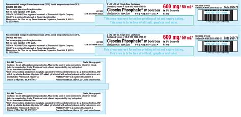 Cleocin Phosphate Fda Prescribing Information Side Effects And Uses