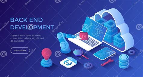 Back End Development Coding Software Engineering Programming Languages Server Racks In The
