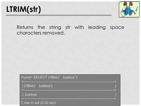 String Function In My Sql Pptx Databases Computer Software And